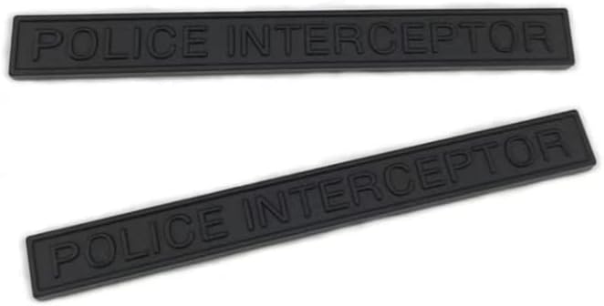 Amazon.com: Muzzys Police Interceptor Badge Emblem, Compatible With ...