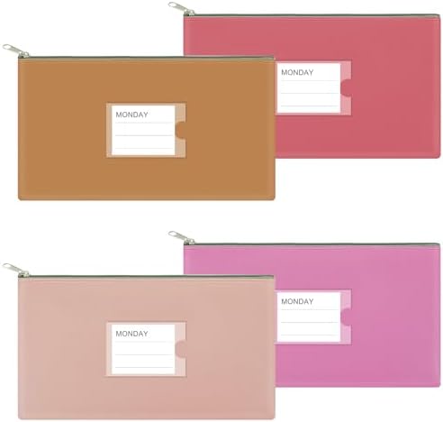 Amazon.com: Sinzip 4 Pack Bank Deposit Money Bag, Heavy Duty ...