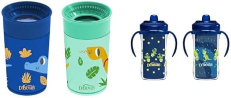 Amazon.com : Dr. Brown's Milestones Cheers 360 Cup Spoutless Transition ...