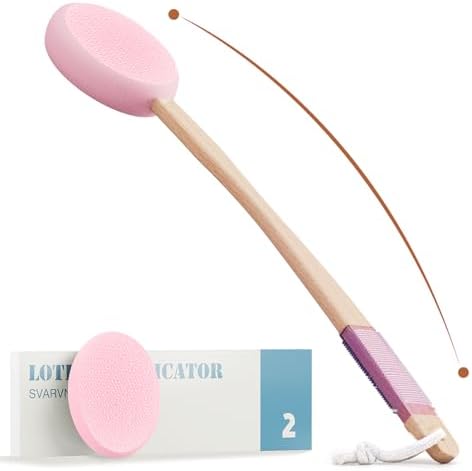 Amazon.com : Svarvns Lotion Applicator for Back and Feet with 2 ...
