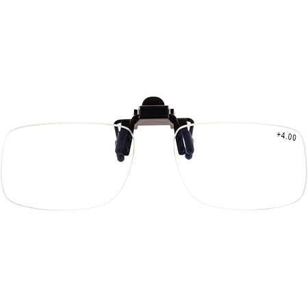 Amazon.com: Reading Glasses Clip On and Flip Up Blue Light Blocking ...