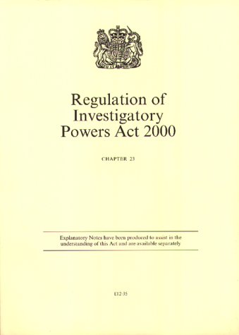 Regulation of Investigatory Powers: 9780105423003: Amazon.com: Books