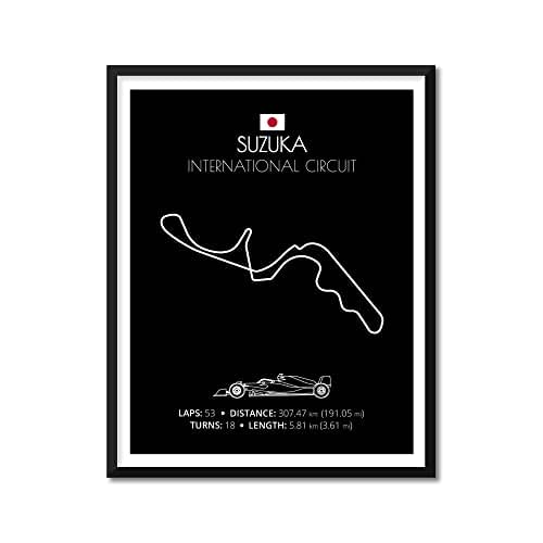 Amazon.com: Formula 1 F1 Suzuka International Circuit Inspired Race ...