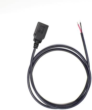 Amazon.com: EAHOSUCC 22AWG 1M/3.3FT USB A Female Connector Pigtail,5V ...