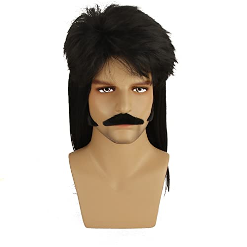 80s Wig for Men on FVCENT Mullet Wigs Vokuhila Wigs for Men With ...