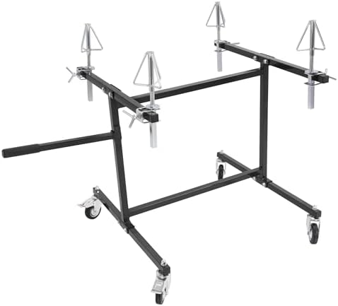 Amazon.com: Gelacie Rotating Portable Universal Wheel Paint Stand Rack ...
