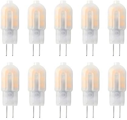 G4 Bi-pin Base LED Bulbs 2W Energy Saving Lamps with Milky White Cover ...