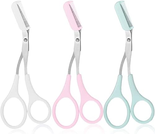 Amazon.com: Eyebrow Scissors with Comb, Professional Precision Eyebrow ...