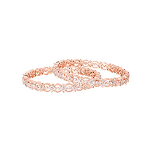 Buy Voylla Rose Gold Plated Brass Bangles at Amazon.in