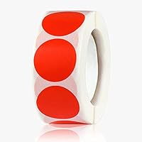 True-Ally 3000 Piece Red Color 1 Inch Round Dot Sticker Self Adhesive ...