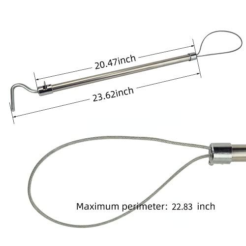 nomal Heavy Duty Hog Catcher Snare Stainless Steel Pig Holder Pig Swine ...