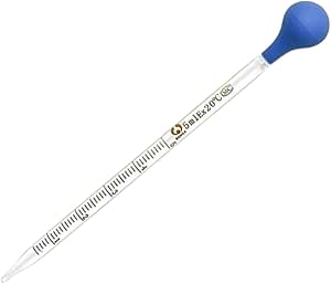 Amazon.com: Multipurpose Glass Pipettes Droppers, 5ml Graduated, Blue ...