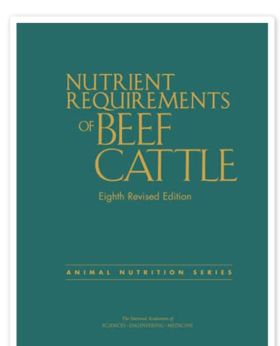 Amazon.com: Nutrient Requirements of Beef Cattle: Eighth Revised ...