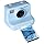 Praktica Snap & Stick Instant Print Kids Camera – Blue, Dual Lens with ...