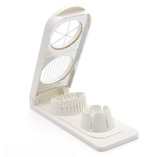 Harsh_Enterprise 2 in 1 Egg Slicer - Cuts Eggs into Slices and Segments ...