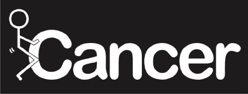 FCK CANCER Screw Cancer Sticker Graphic - Peel and Stick - Decorative ...