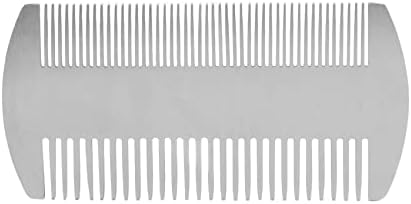 Amazon.com : Jteyult Dual Action Stainless Steel Credit Card Size Comb ...