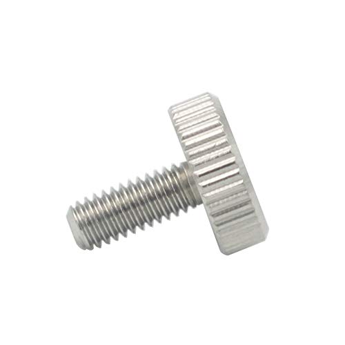 Amazon.com: M4 Knurled Thumb Screws Thin Type Computer Case Screw ...