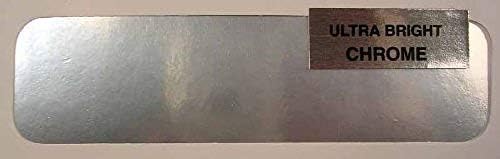Bare Metal Foil Co 007 6×11 Thin Sheet Ultra Bright Chrome Foil by Bare ...