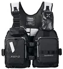 Amazon | シマノ(SHIMANO) XEFO・トリッパー ゲームベスト VF-278R ダークブラックF | シマノ(SHIMANO) | ライフジャケット・フローティングベスト