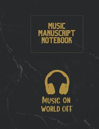 MUSIC MANUSCRIPT PAPER: Large - 12 Staves - 100 Pages - Music Notation ...