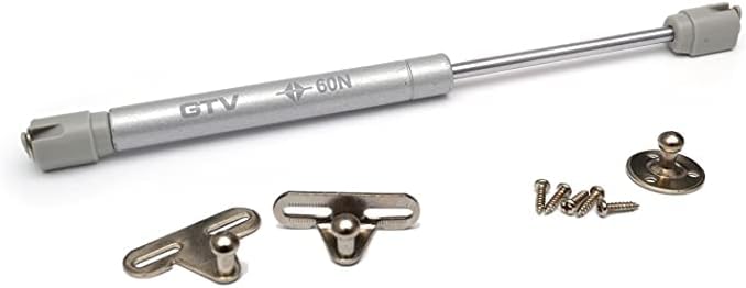 Pair of 60 Newton Resistance Gas Struts Toy Box Lid Lift Cupboard Doors ...