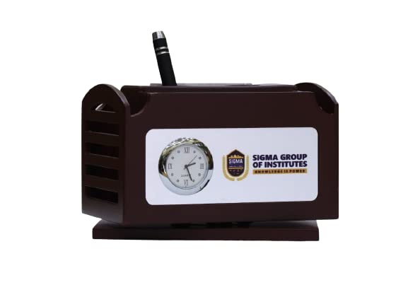 Personalized Pen Stand with Your Name Engraved ON IT And unique Watch ...