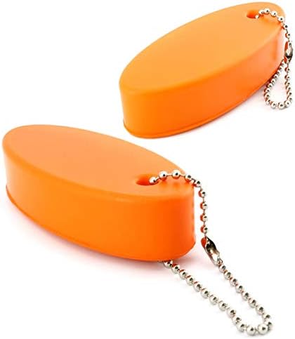 Amazon.com: Orange Foam Floating Key Chain Key Floats (2 pack); Great ...