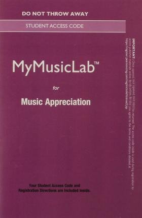 Amazon.com: NEW MyMusicLab with Pearson eText - Standalone Access Card ...