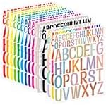 Amazon.com: 1-2 inch Self-Adhesive cursive stickers letters for kids ...