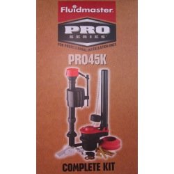 Fluidmaster PRO45K Kit with Fill Flush Valves Flapper Lever Bolt ...