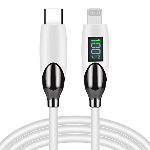 3FT USB C to iPhone Cable,Fast Charger Cable for iPhone with LED ...