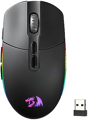 Amazon.com: Redragon Wireless Gaming Mouse, Tri-Mode 2.4G/USB-C ...