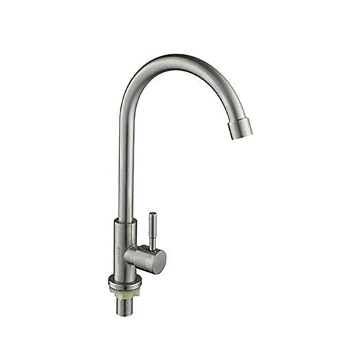 Faucet 304 Stainless Steel Faucet Sink Sink Faucet Single Hole Single ...