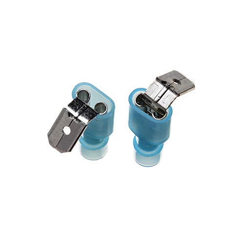 Davitu 100PCS Nylon Wire Connectors Kit Humpback Spade Electrical Crimp ...