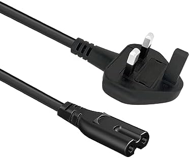 2 pin Power Cable Replacement for Sony Playstation PS5 5 PS4 4 PS3 ...