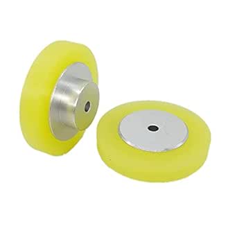 2PCS Industrial Encoder Meter Measuring Roller Rubber Wheel Wear ...