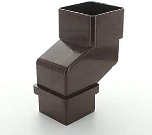 Marley Flowline RNE1 Square Downpipe 50mm Offset Bend Swanneck Brown ...