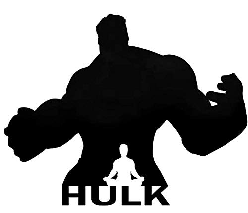 Hulk Shadow Vinyl Decal Sticker | Cars | Walls | Laptops | Black | 5.5 ...