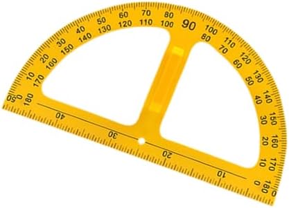Amazon.com : Kisangel Magnetic Math Protractor Plastic Angle Protractor ...