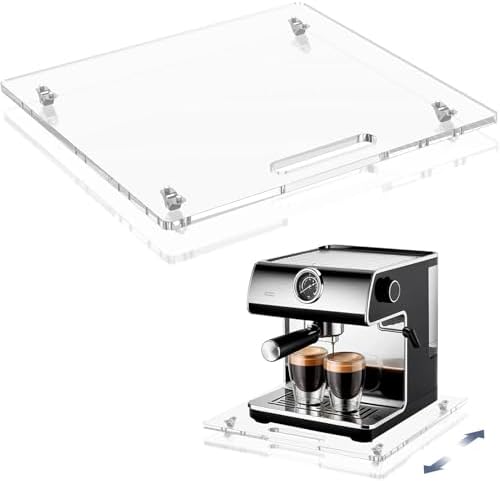 Sliding Tray | Acrylic Sliding Appliance Tray with Rubber Wheels ...