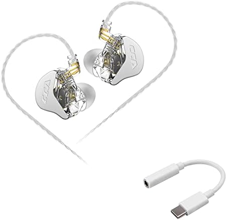 Amazon.com: CCA CRA in Ear Monitor Earphone Type-C to 3.5mm Headphone ...