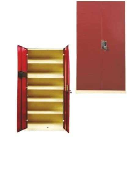 Furniture Bazaar Steel Wardrobe | 2 Door Large Almirah Cupboard with ...