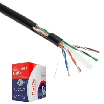 Amazon.com: SATMAXIMUM Cat5e UTP Bulk 24 AWG 500ft Ethernet Cable Wire ...
