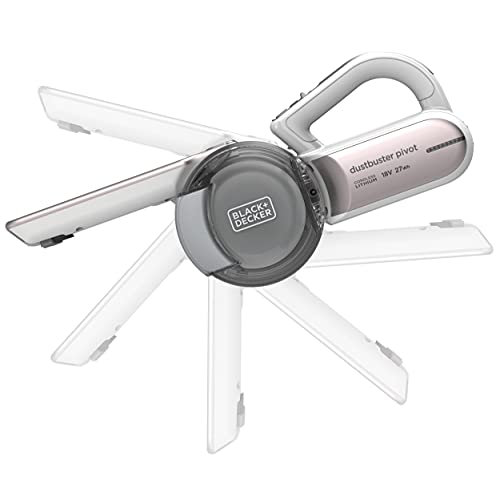 BLACK+DECKER 18V Cordless Handheld Pivot Vacuum Cleaner With 1.5Ah Li ...