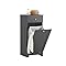 SoBuy Laundry Cabinet Laundry Chest Bathroom Storage Cabinet with ...
