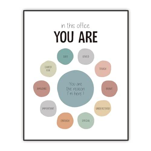 Amazon.com: in this Office, You are Brave, Inspirational Wall Art ...