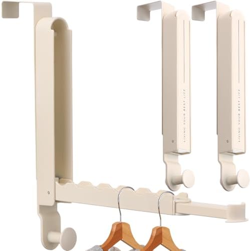 Amazon.com: Reallnaive 2 Pack Foldable Clothes Drying Rack Rail Over ...