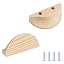 MOROBOR Half Moon Drawer Handles, 2 PCS Semicircle Finger Pulls White ...
