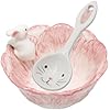 Amazon.com | LIDSCURA Rabbit Shaped Ceramic Bowls with Small Spoon ...